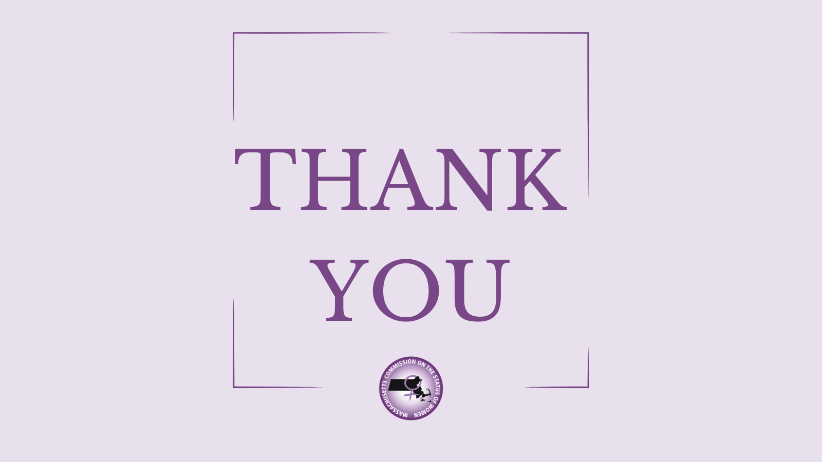 Thank you for your application - Massachusetts Commission on the Status ...